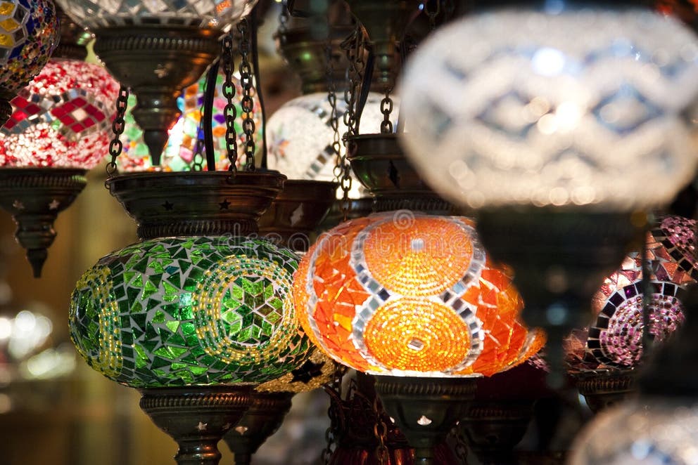 Arabian glass lanterns stock photo. Image of lamps, arabic - 23410362