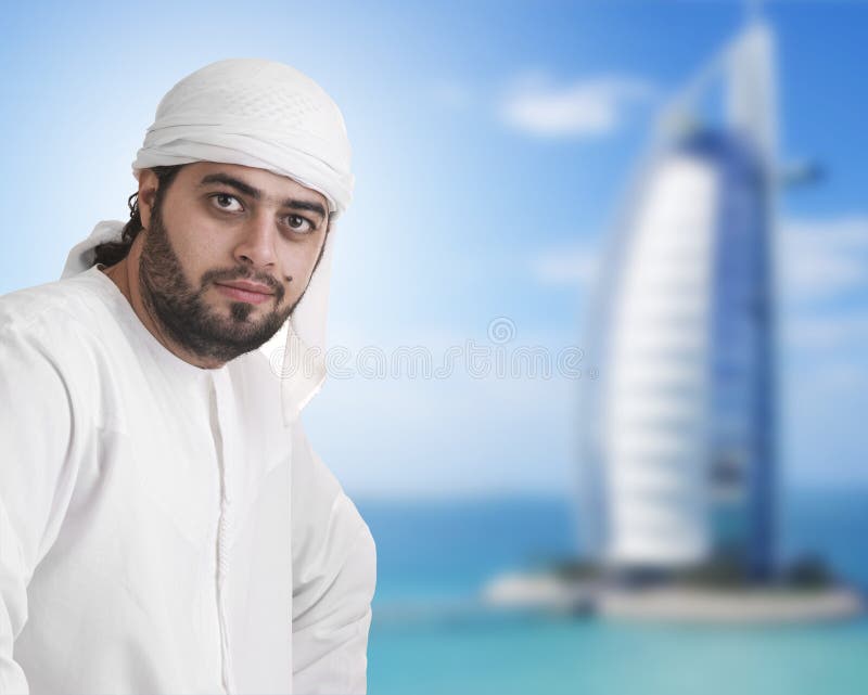 Arabian Guy with Traditional Outfit Stock Image - Image of ethnic ...