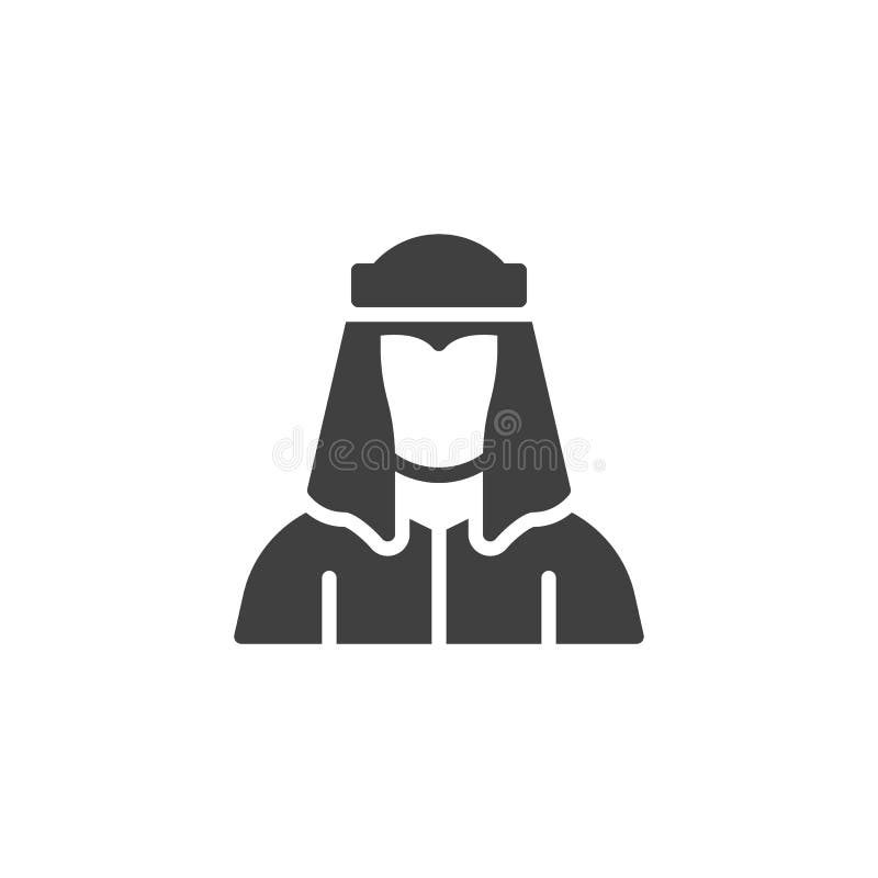 Saudi Arab Man Line Icon Stock Vector Illustration Of Business 140948289