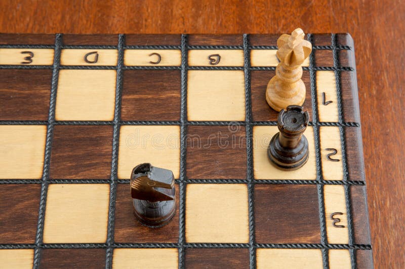 Arabian Mate Delivered by Rook and Knight Stock Image - Image of ...