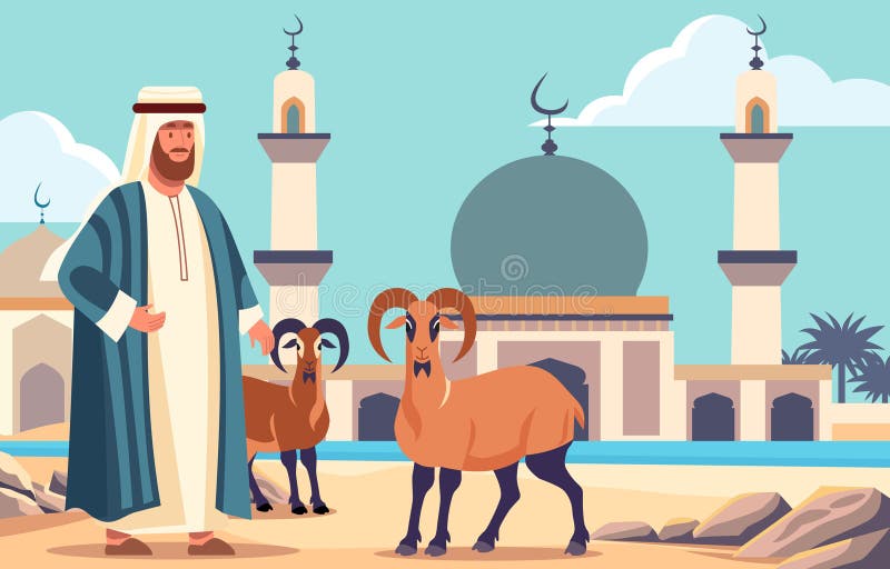 Muslim Man Goat Stock Illustrations – 408 Muslim Man Goat Stock ...