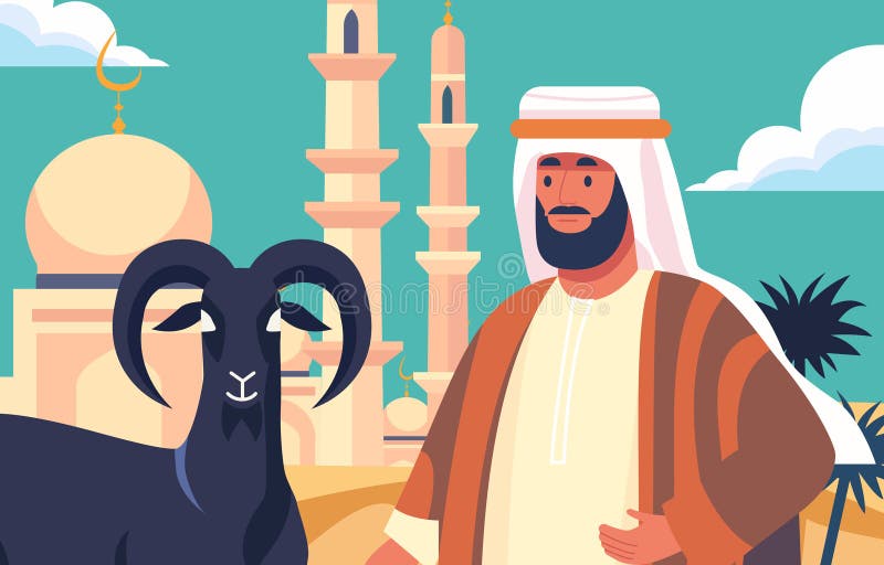 Muslim Man Goat Stock Illustrations – 430 Muslim Man Goat Stock ...