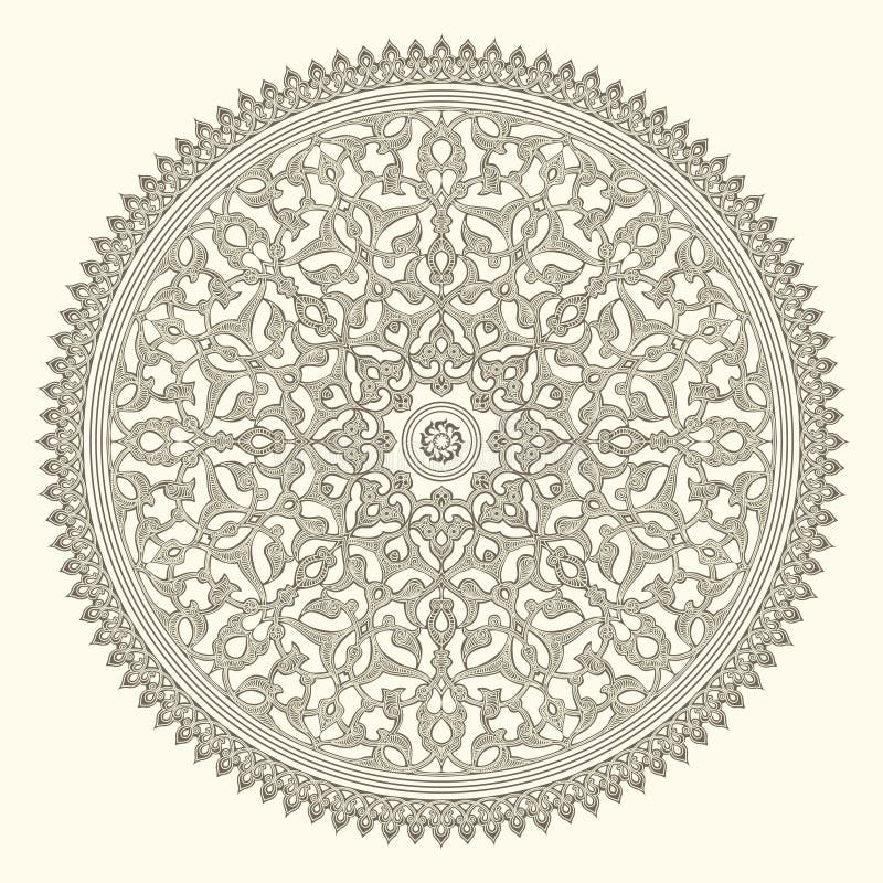 Arabian ornament stock illustration. Image of arabic - 24293834