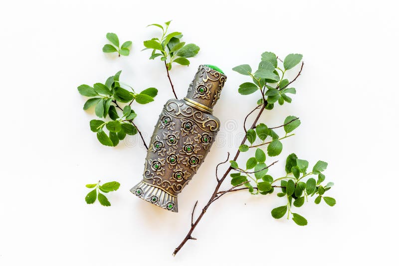 Arabian Oud Perfume or Oil with Agar Wood Tree. Stock Photo - Image of ...