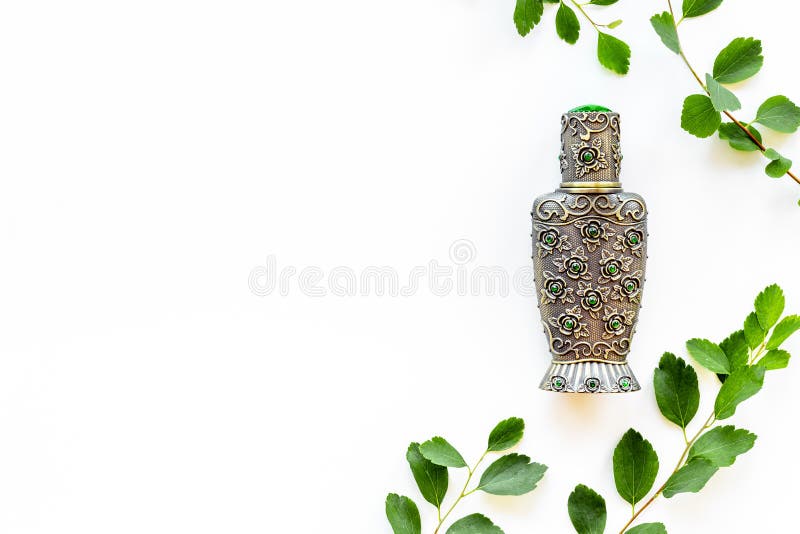 Arabian Oud Perfume or Oil with Agar Wood Tree Stock Image - Image of ...