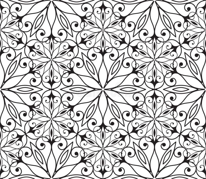 Middle Eastern Arabic Pattern Stock Vector - Illustration of arabian ...