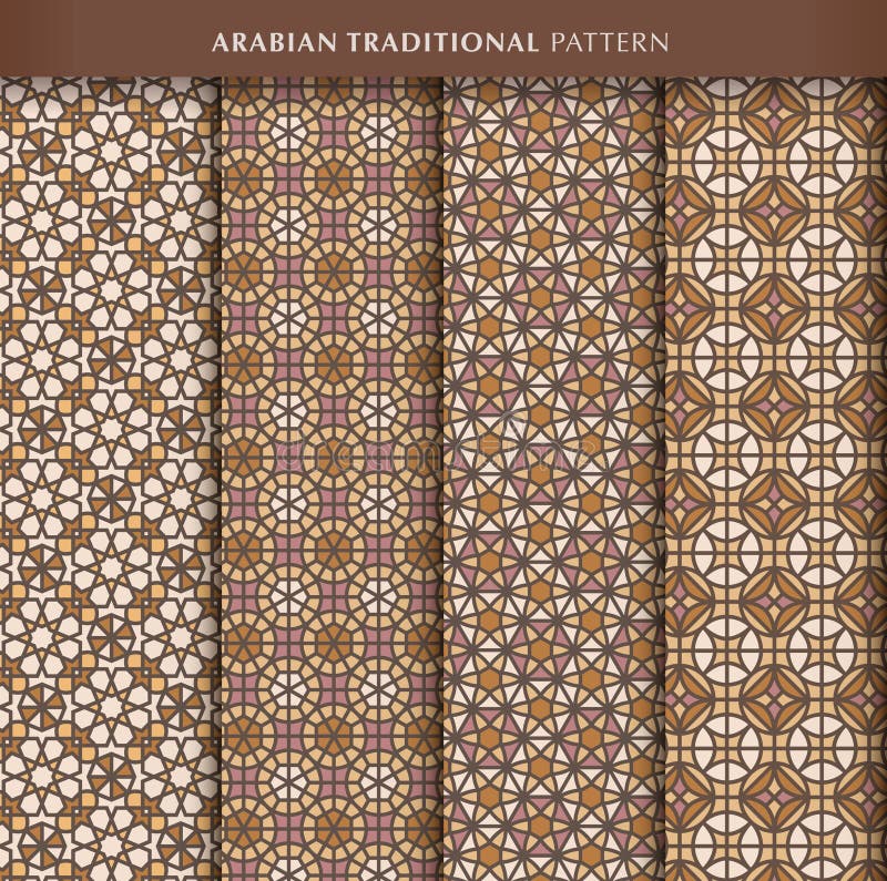 Arabian pattern stock vector. Illustration of east, tradition - 41823083