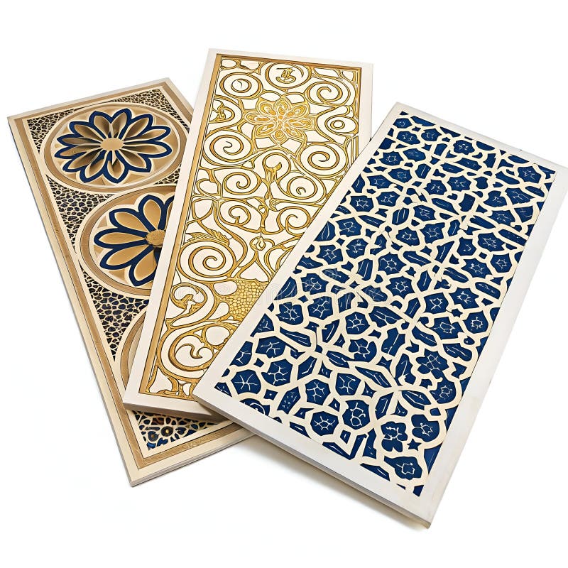 Arabian Patterned Panels stock illustration. Illustration of decor ...