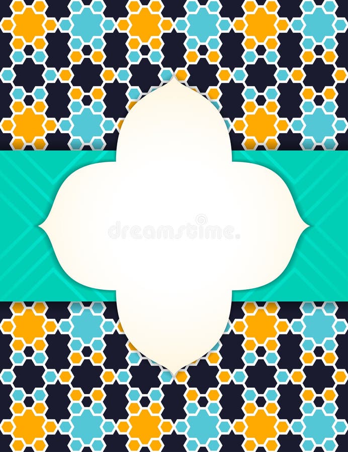 Arabian Style Abstract Background Stock Vector - Illustration of cover ...