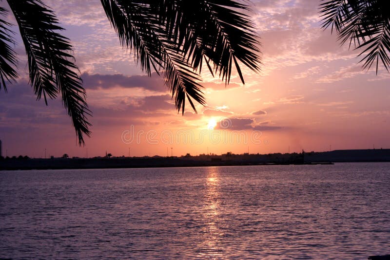 Arabian sunset stock photo. Image of colour, sunset, arab - 3740906