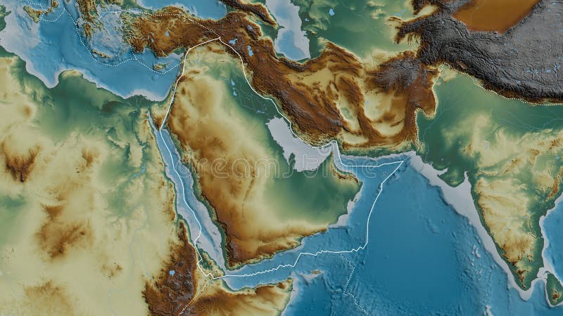 Arabian Tectonic Plate - Vectors Stock Illustration - Illustration of ...