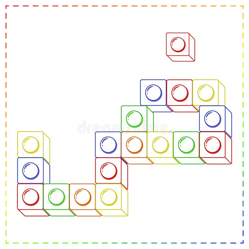 Letter Gd Circles Geometric Line Logo Vector Stock Vector ...