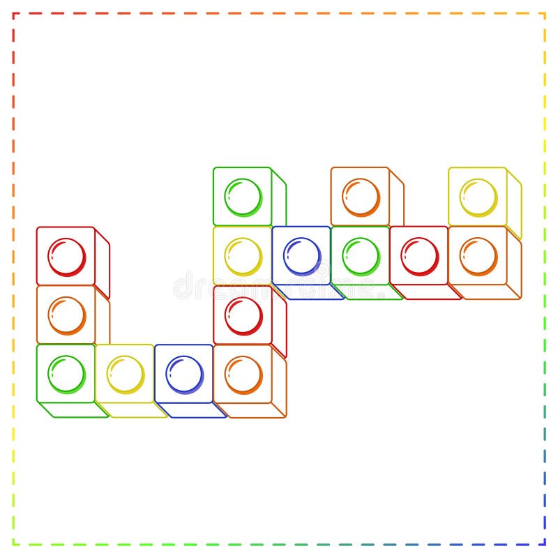 Letter Gd Circles Geometric Line Logo Vector Stock Vector ...