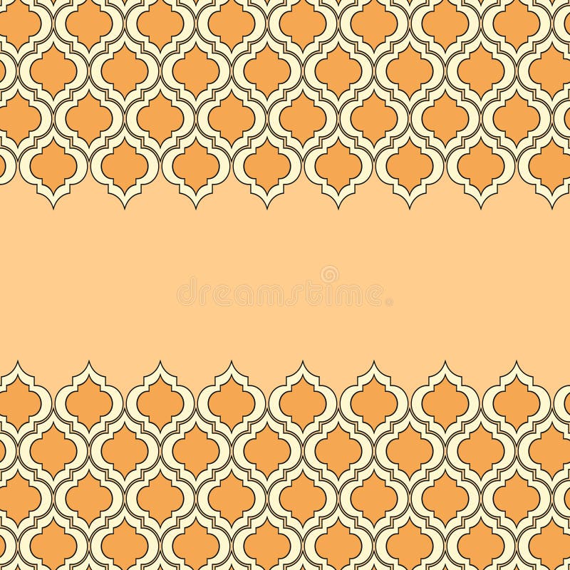 Arabic Arabesque Seamless Pattern with Colorful Elements. Geometric ...