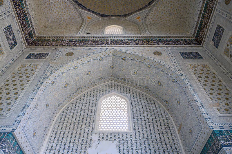 Bibi Khanum Mosque stock photo. Image of mosaic, central - 260923340