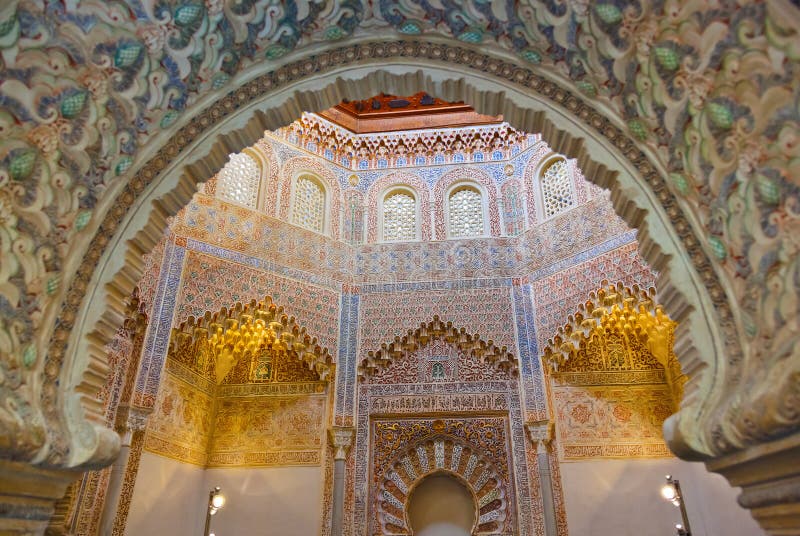 Arabic Architecture in Granada Spain Stock Image - Image of arabic ...