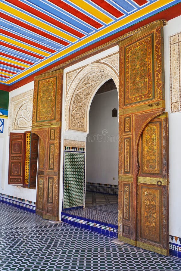 Arabic Architecture in Marrakech Editorial Photography - Image of ...