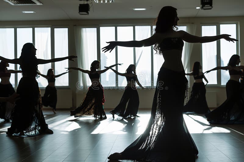 Arabic Belly Dance Class Concept Stock Photo - Image of cultural ...