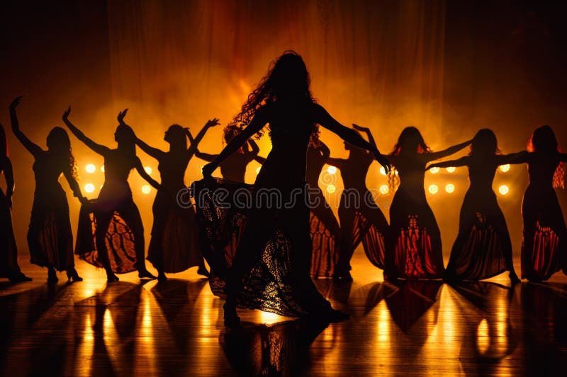 Arabic Belly Dance Class Concept Stock Photo - Image of artistry, dance ...