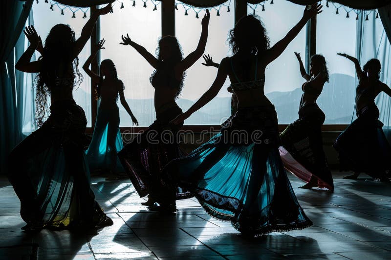 Arabic Belly Dance Class Concept Stock Photo - Image of rhythm ...