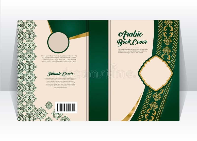 Arabic Book Layout Cover Background Template Graphic Stock Vector ...