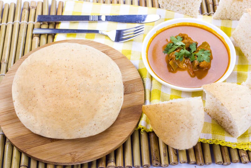 Arabic bread and curry stock image. Image of bamboo, curry - 61638003