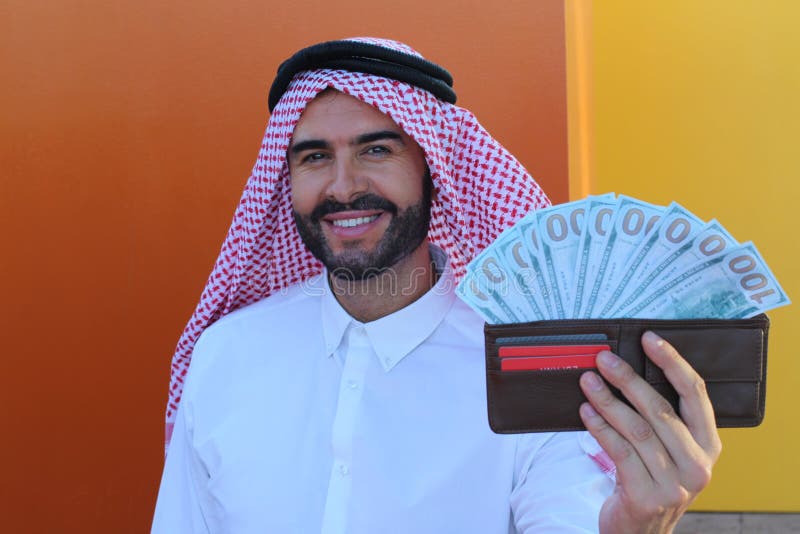 Wealthy Arabic Man in His Luxurious Car Stock Image - Image of dash ...