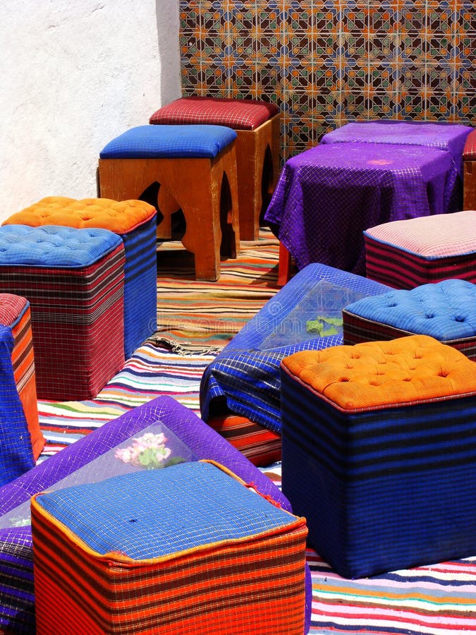 Arabic cafe stock image. Image of casablanca, hassock - 6492941