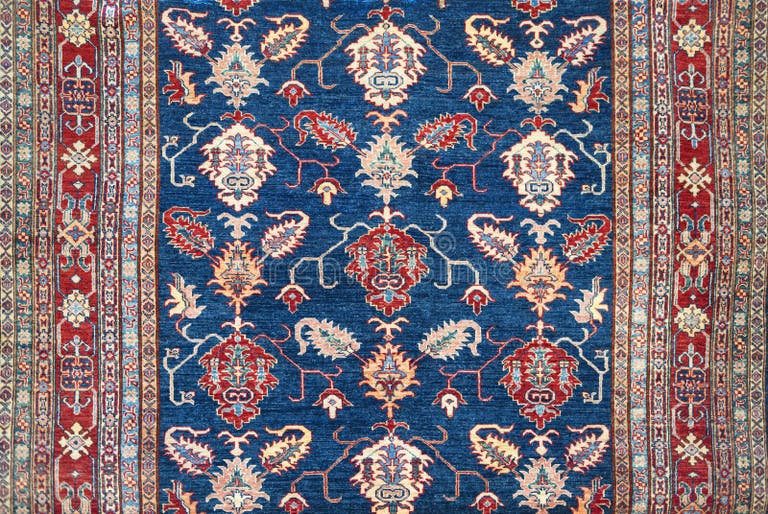 Arabic Carpet Texture Background Stock Photo - Image of blue, arabic ...