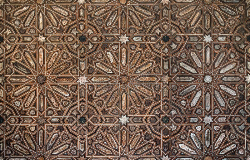 Arabic pattern wood stock image. Image of backdrop, alhambra - 134705263