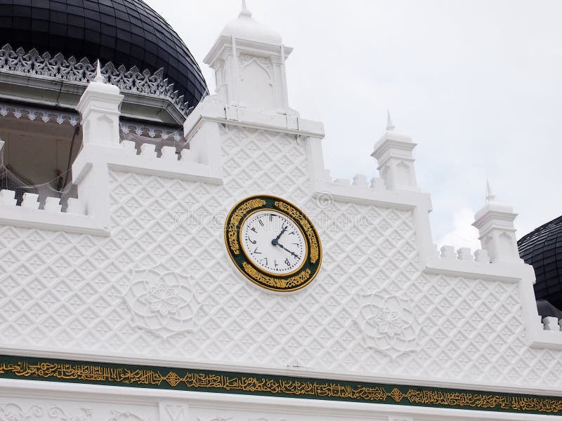 Arabic Clock stock photo. Image of script, plated, numbered - 60618060