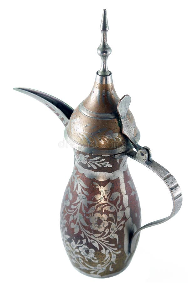 Arabian coffee pot stock photo. Image of arabian, silver - 1649180