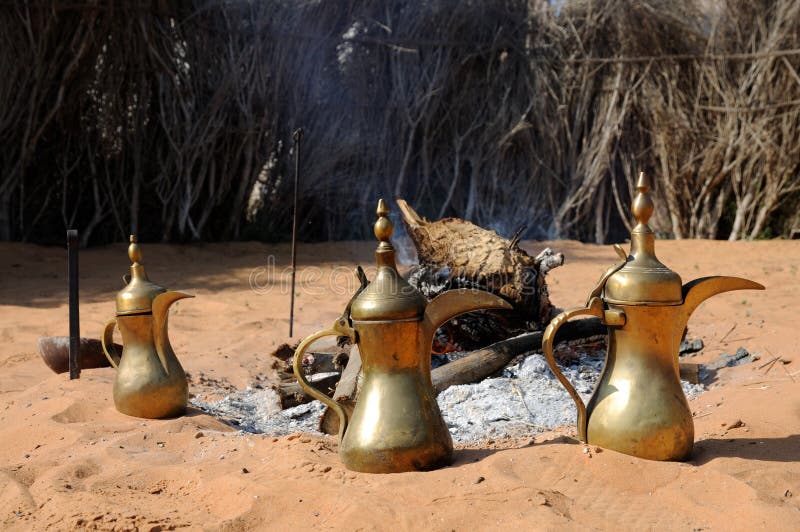 Arabic Coffee Pots stock photo. Image of antique, traditional - 13129608