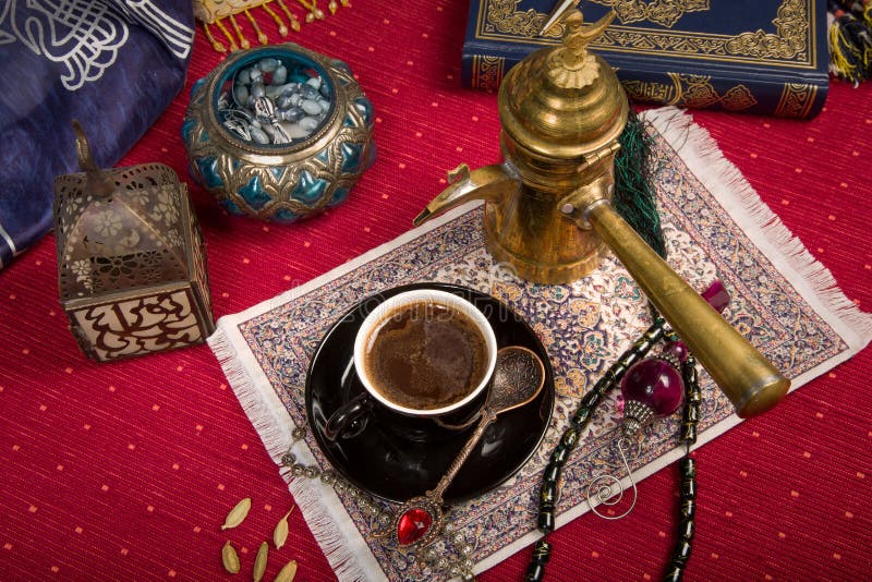 Arabic coffee stock image. Image of traditional, materials - 43188715