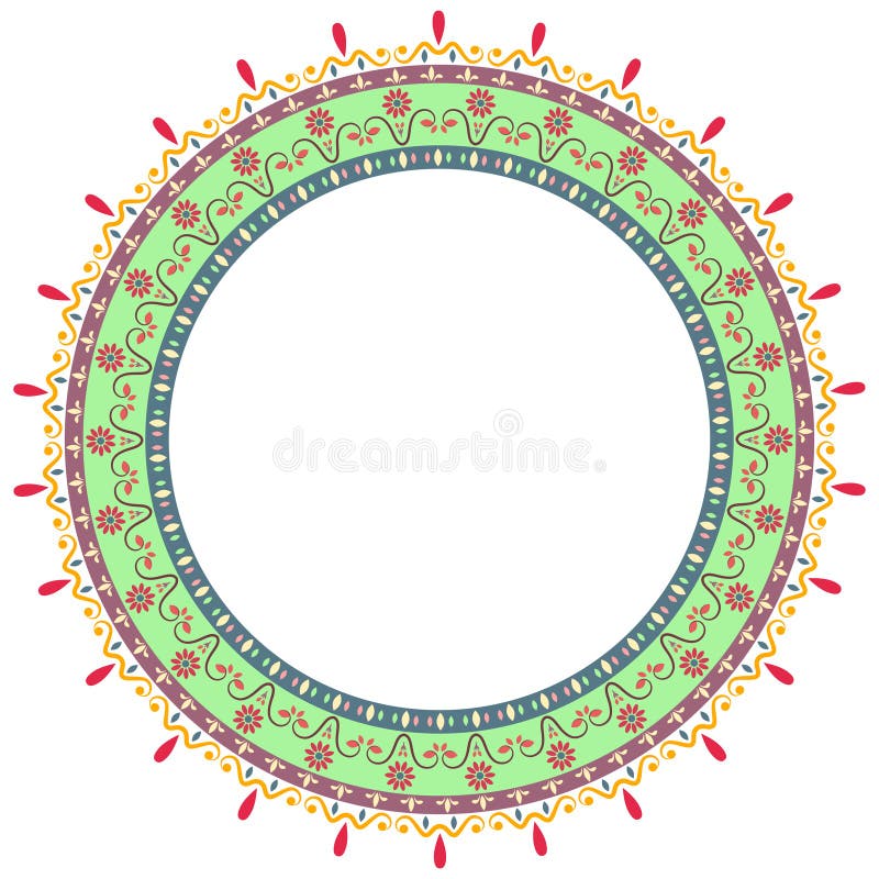 Arabic decorative frame stock vector. Illustration of royal - 48097023