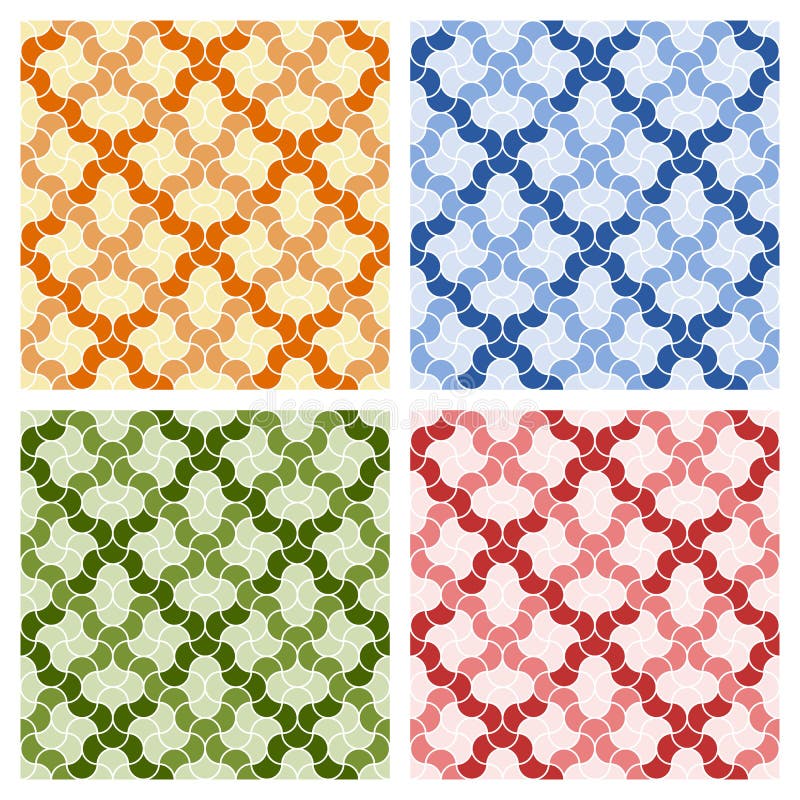 Arabic Design Seamless Patterns Stock Vector - Illustration of antique ...