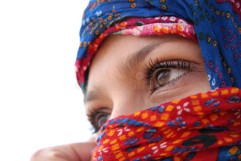 Arabic eyes stock image. Image of freedom, woman, tolerance - 1550127