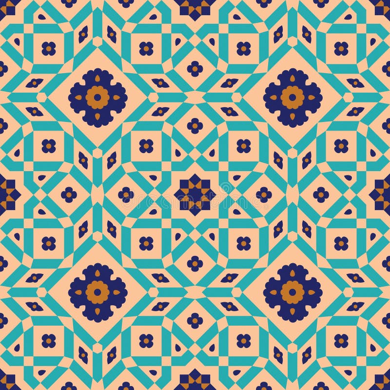 Arabic Floral Seamless Pattern. Traditional Arabic Islamic Background ...