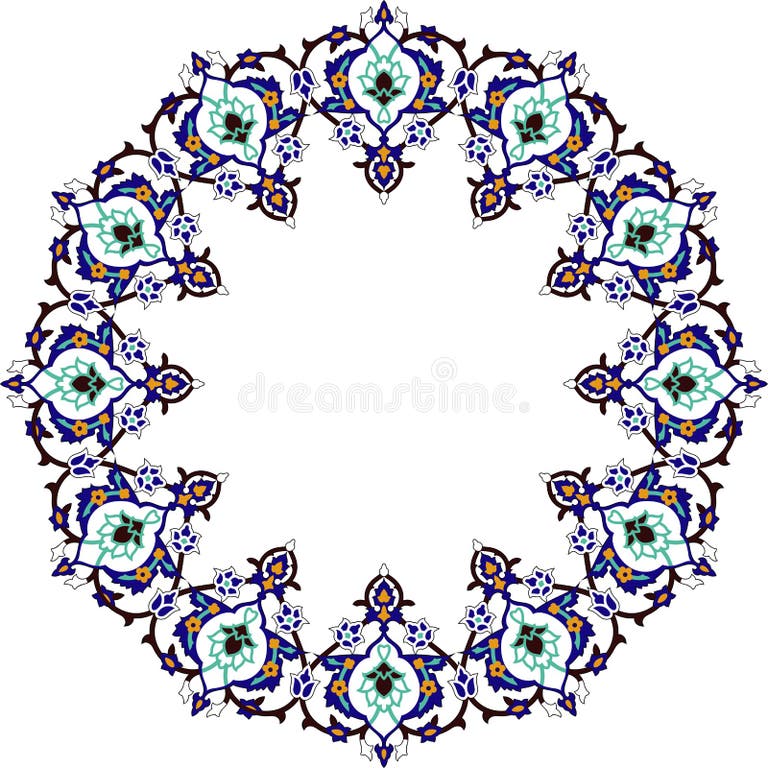 Circle Arabic Stencil Stock Illustrations – 1,746 Circle Arabic Stencil ...