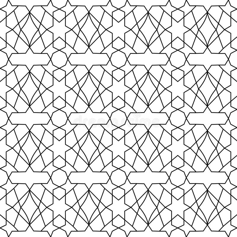 ARABIC GEOMETRIC PATTERN TEXTURE BACKGROUND ( BLACK ) Stock Vector ...