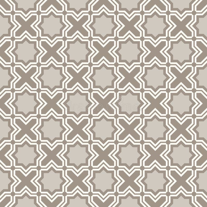 Arabic Geometry, Tangled Moroccan Pattern, Seamless Vector Background ...