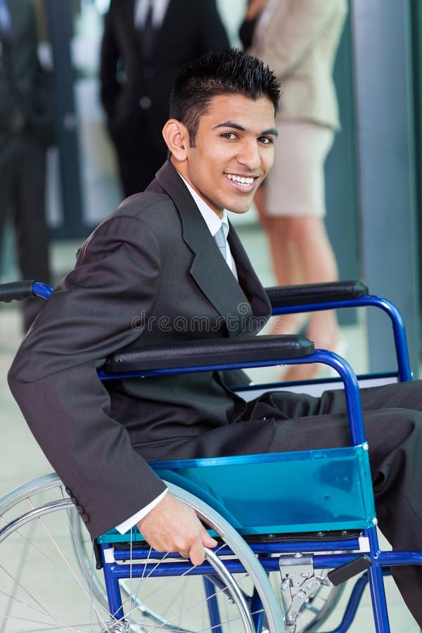 Arabic Handicapped Businessman Stock Image - Image of collar, arab ...
