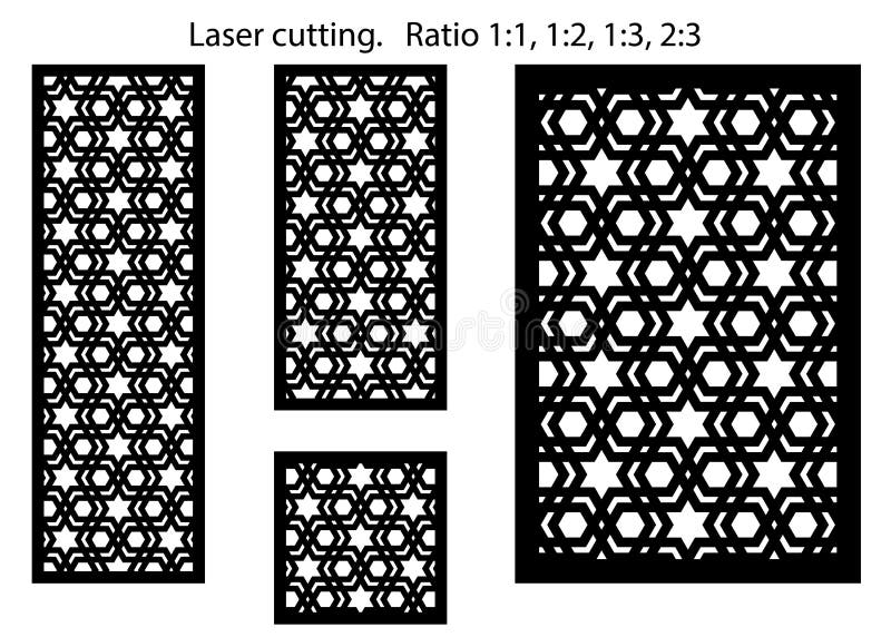 Arabic Islamic Decorative Wall, Screen, Panel Pattern with Stars ...