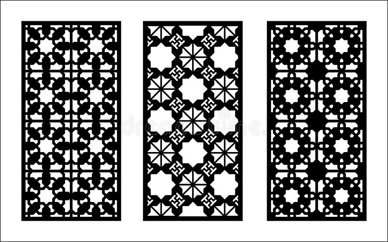 Arabic Islamic Decorative Wall, Screen, Panel Pattern with Stars ...