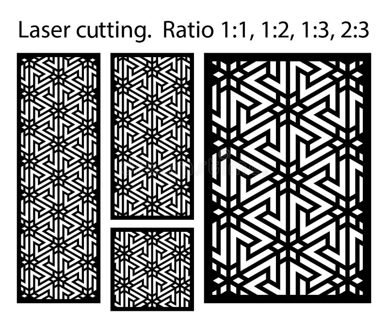 Arabic Islamic Decorative Wall, Screen, Panel Pattern with Stars ...
