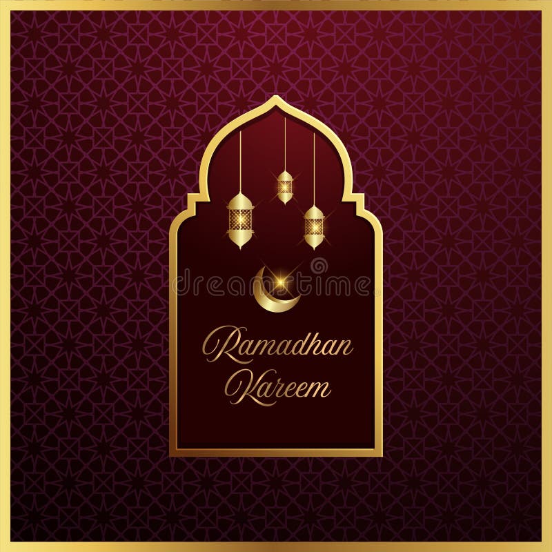 Arabic Islamic Luxury Ornamental Background with Golden Arabic Pattern ...