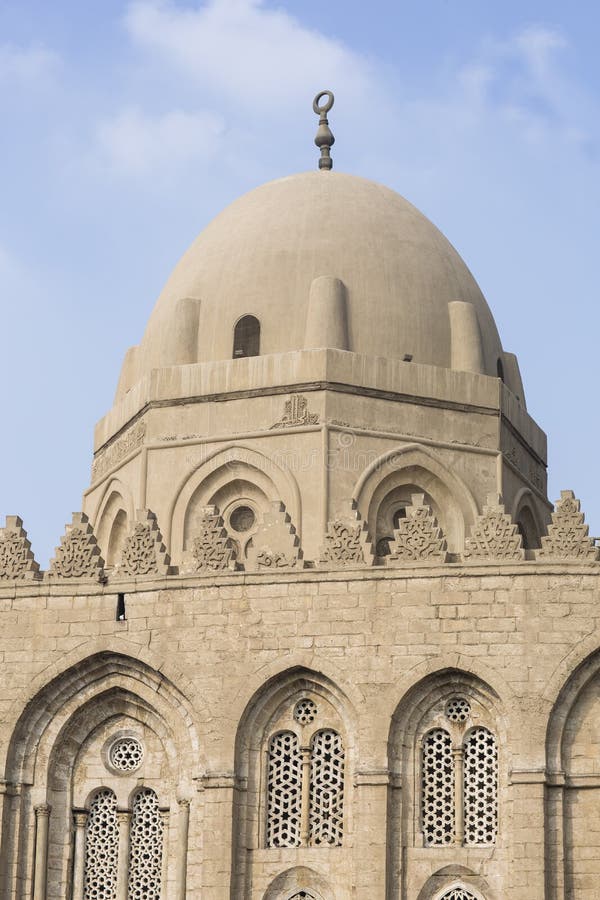 Arabic Islamic Mosque in Cairo Egypt Stock Photo - Image of african ...