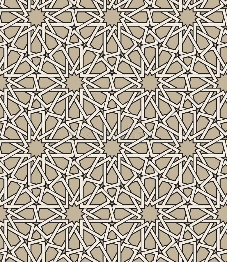 Seamless Geometric Patter. Traditional Islamic Style. Vector Image ...