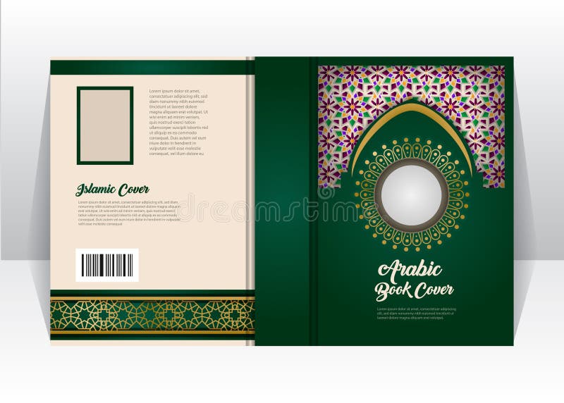 Arabic Islamic Style Book Cover Design Template Stock Vector ...