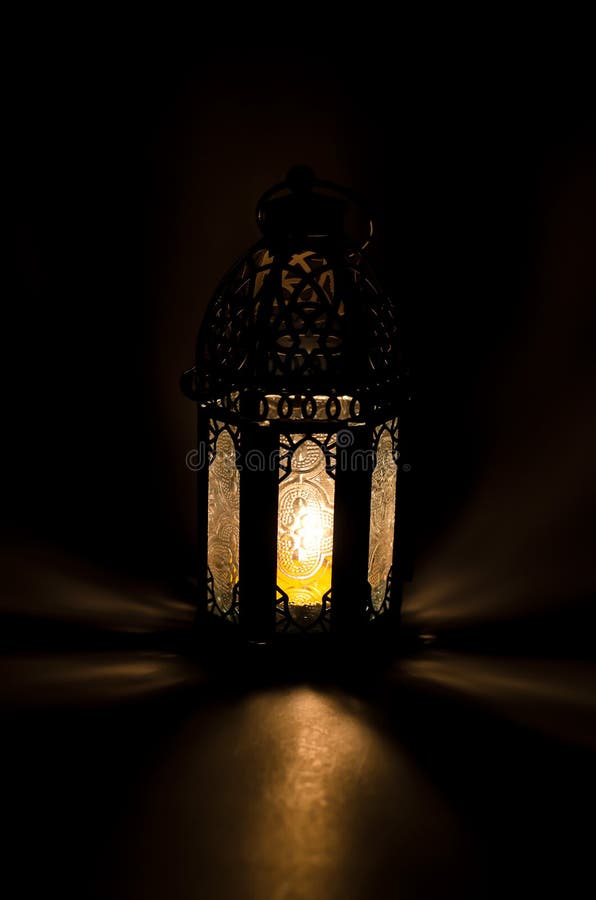Arabic Lamp with Beautiful Lights Stock Photo - Image of moroccan ...